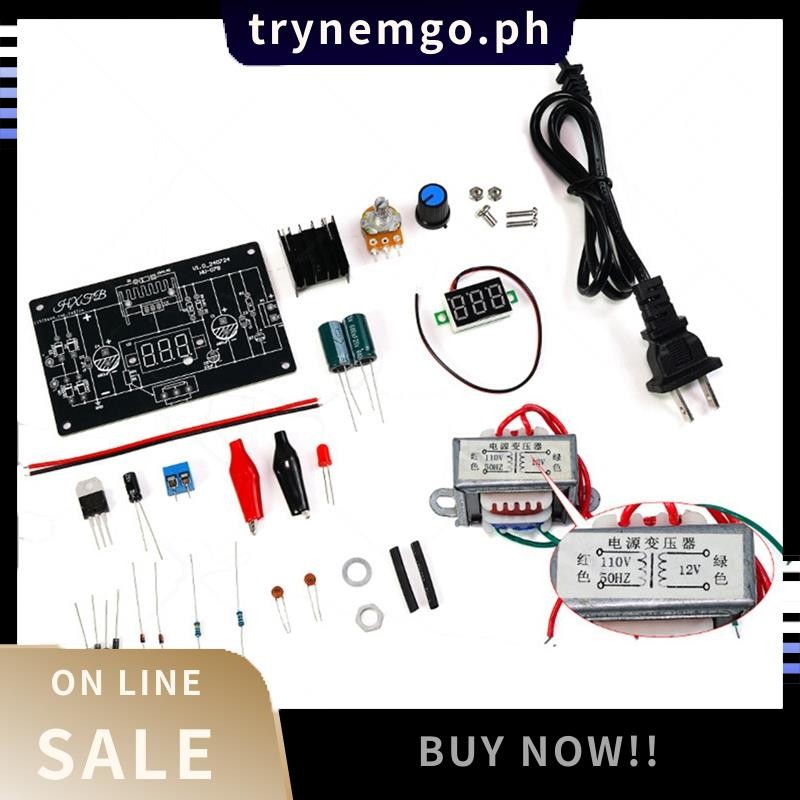 Available LM317 Adjustable Regulated Power Supply DIY Kit LM317 AC 110V ...