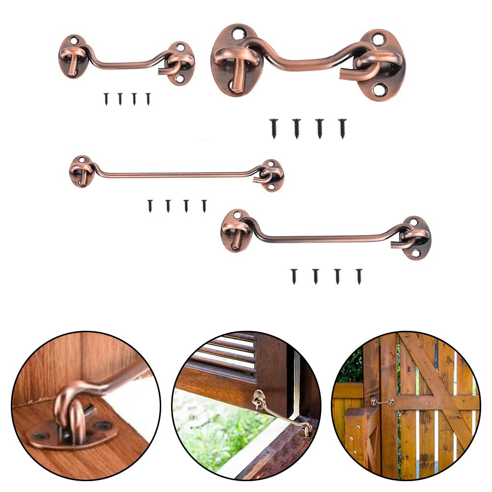 【CHAMER】Durable and Long Lasting Stainless Steel Gate Lock for Wooden ...