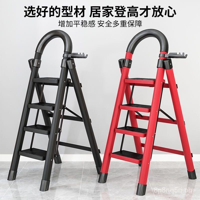 Household Ladder Indoor Retractable Multifunctional Stair Folding ...