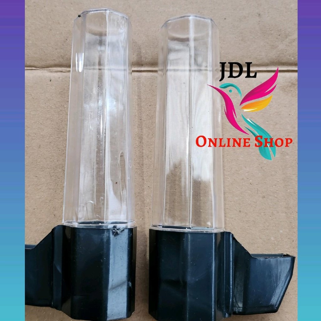 Elite song cepuk Long Tube Outer dispenser 1 pc Bird Automatic Feeding and Drinking Container ...