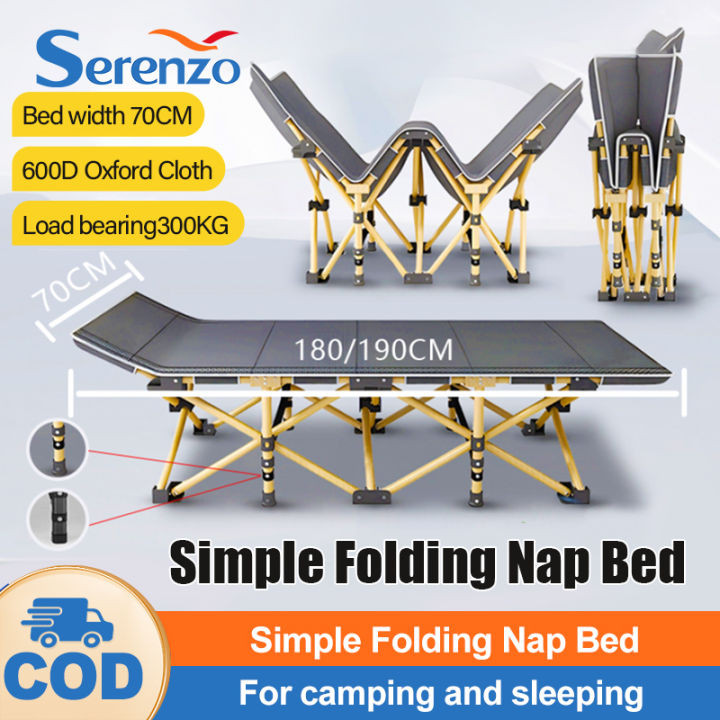 Outdoor Folding Bed Foam Camping bed Single sofa Bed office Portable ...