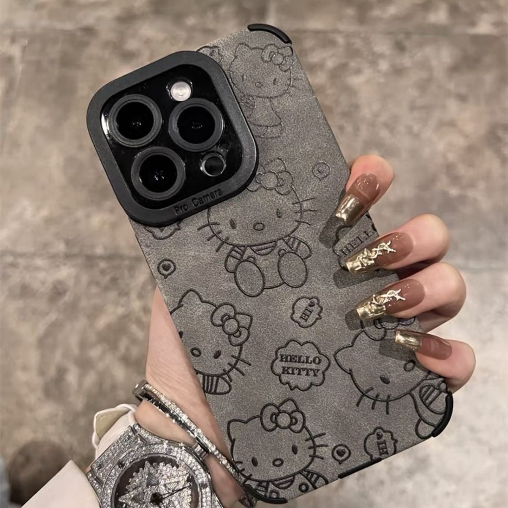 Cartoon Line kt Cat Suitable for iPhone13/12 Apple 16/15/14promax Phone ...