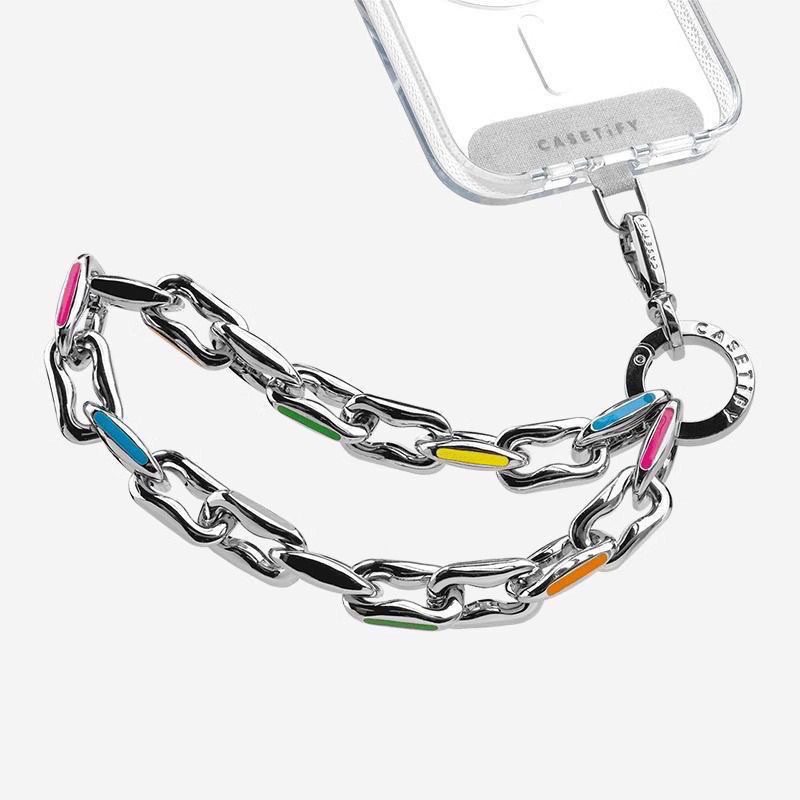 [PYDM] Casetify Metal Mobile Phone Chain Celebrity Style Wrist Strap ...