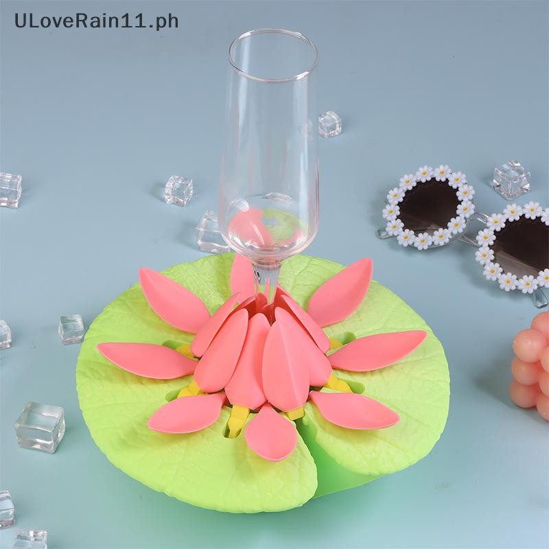 ULoveRain Water Lily Cupholder 3D Pool Water Lily Cup Holder With Self ...