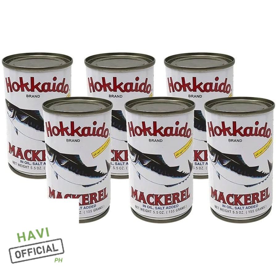 HAVI OFFICIAL HOKKAIDO MACKEREL IN NATURAL OIL 6PCS X 155G | Shopee Philippines