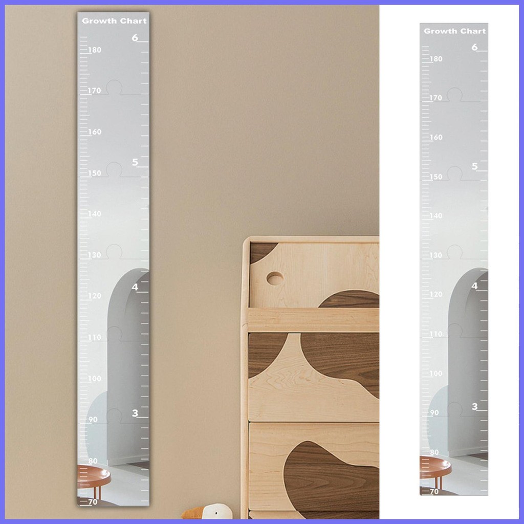 Mirrors Growth Chart For Wall Height Ruler Mirrors With Stickers ...