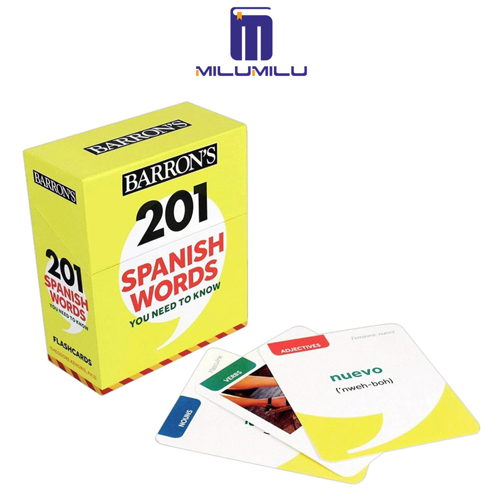 201 Spanish Words You Need to Know Flashcards (Barron's Foreign ...