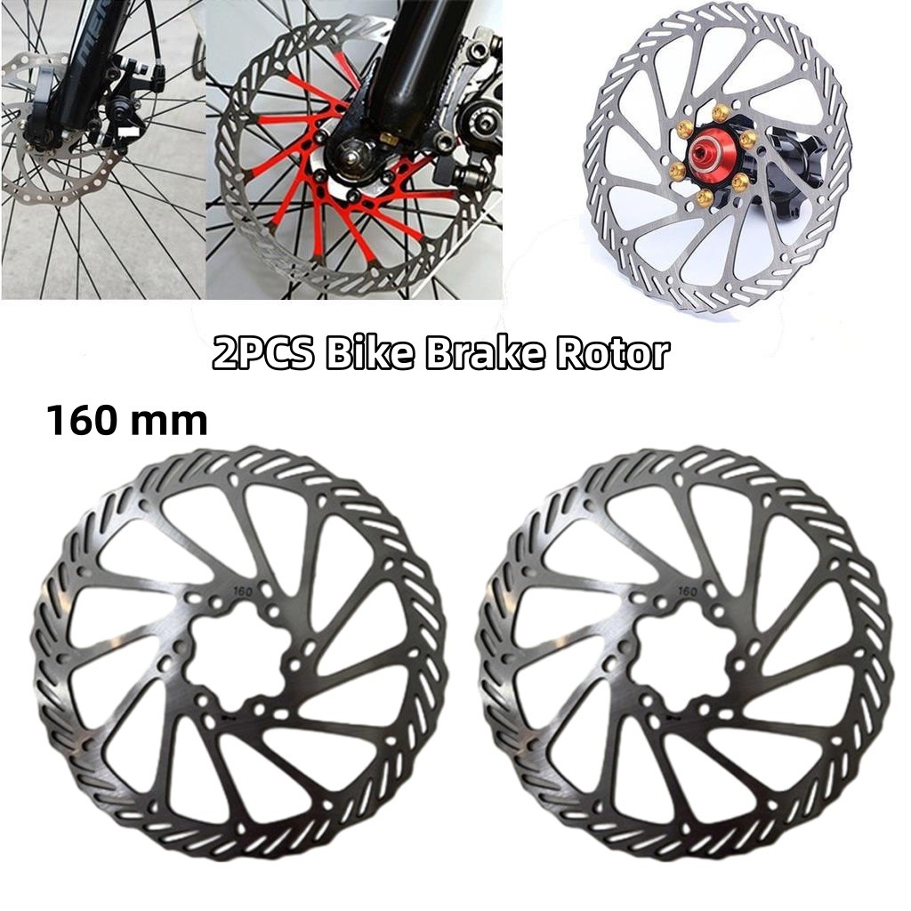 MTB Bike Rotor Disc Brake Rotor 160MM Rotors with 6 Bolts Rotor for BMX ...