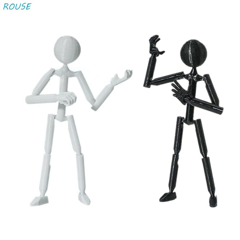 ROUSE Multi Joint Stickman Toy, Multi-Jointed Movable 3D Printed ...