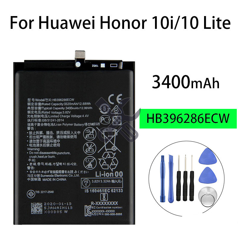 HB396286ECW Battery For Huawei Honor 10 Lite/P Smart 2019/Honor 10i/20i ...