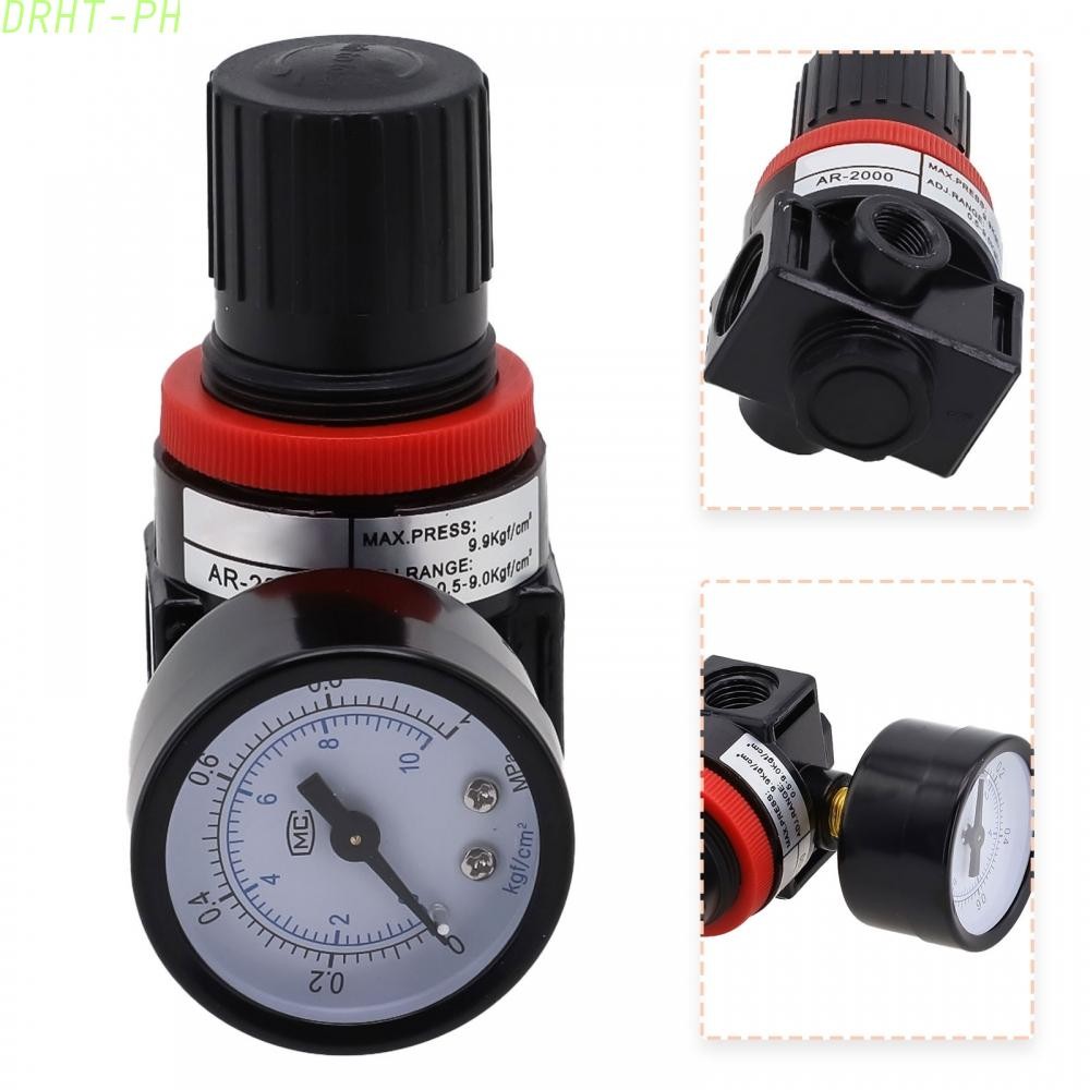 Heavy Duty Air Compressor Regulator Precise Pressure Control 1/4 NPT ...