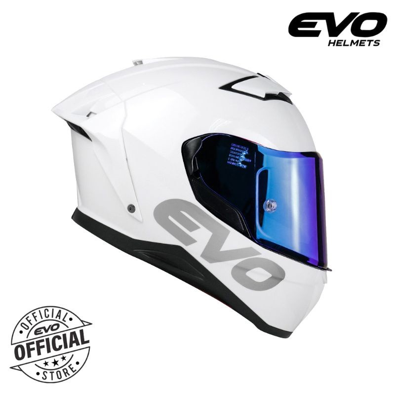 EVO XT-300 Plain Full Face Dual Visor Helmet Motorcycle With Free Clear Lens | Shopee Philippines