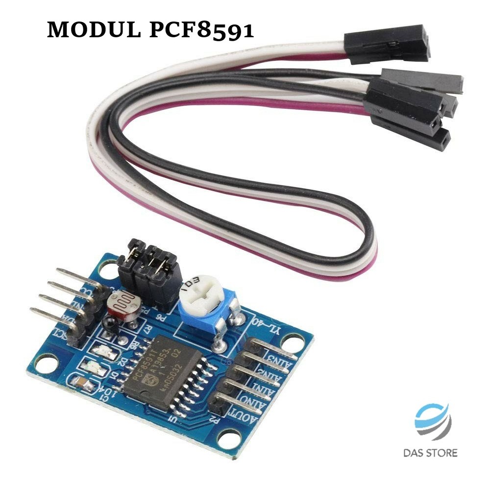 PCF8591 AD DA converter ADC DAC analog Digital I2C controller module ...