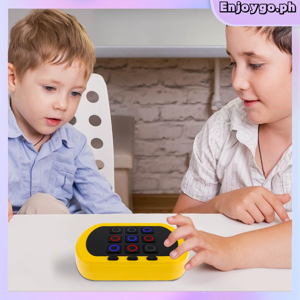 Three in A Row Game Portable Electronic OX Board Game Handheld Puzzle ...