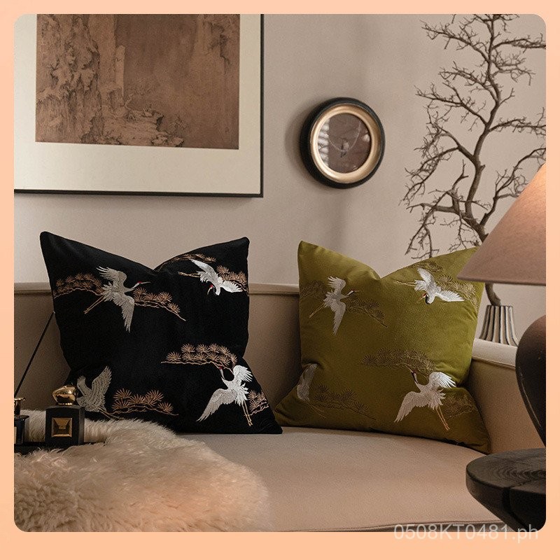 Cushion Sample Room Pillow Sofa Embroidered Back Cushion Pillow Ancient ...