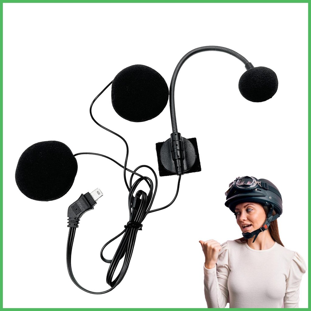 Motorcycle Helmet Microphone Helmet Intercom Headset Communication ...