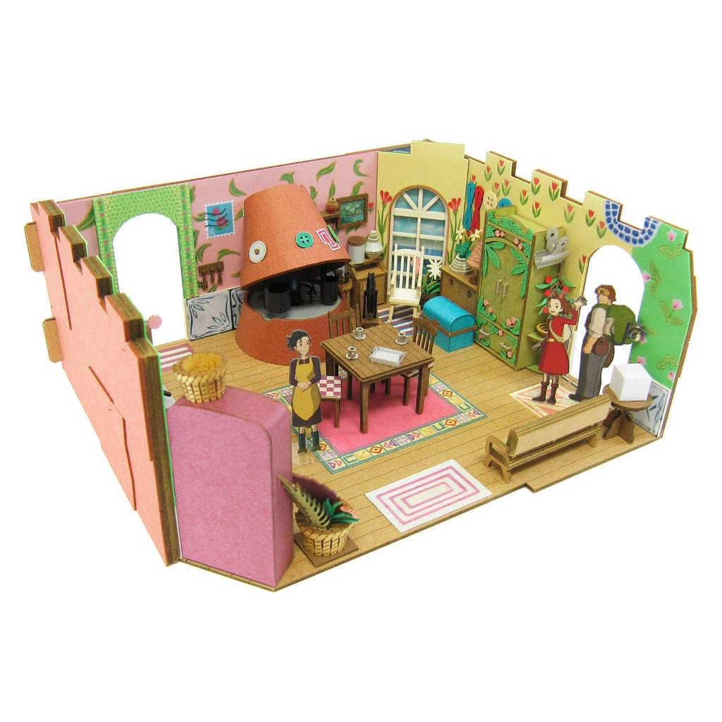 Sankei Miniatuart Kit Studio Ghibli Series Arrietty the Borrower ...