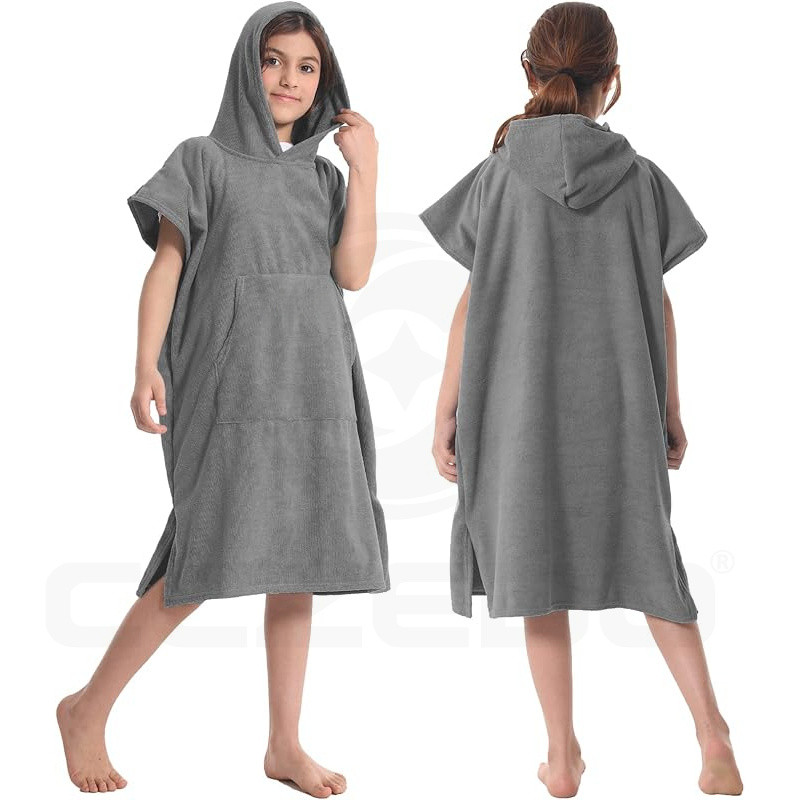 CCZedo Bathrobe Bath Towel Sun Protection Extra Large Hooded Beach ...