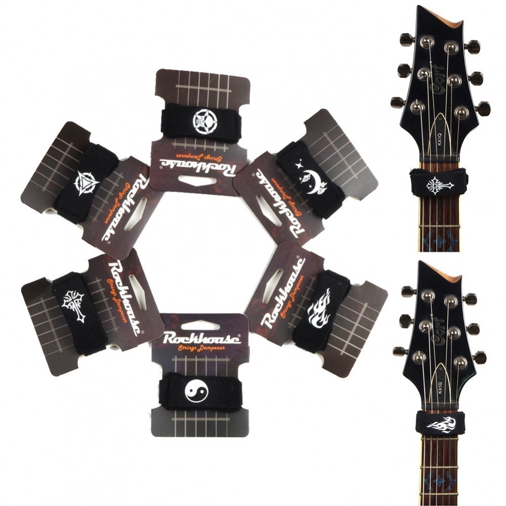 Acoustic-Electric-Guitar Bass Fretboard Muting Fret Mute Dampeners ...