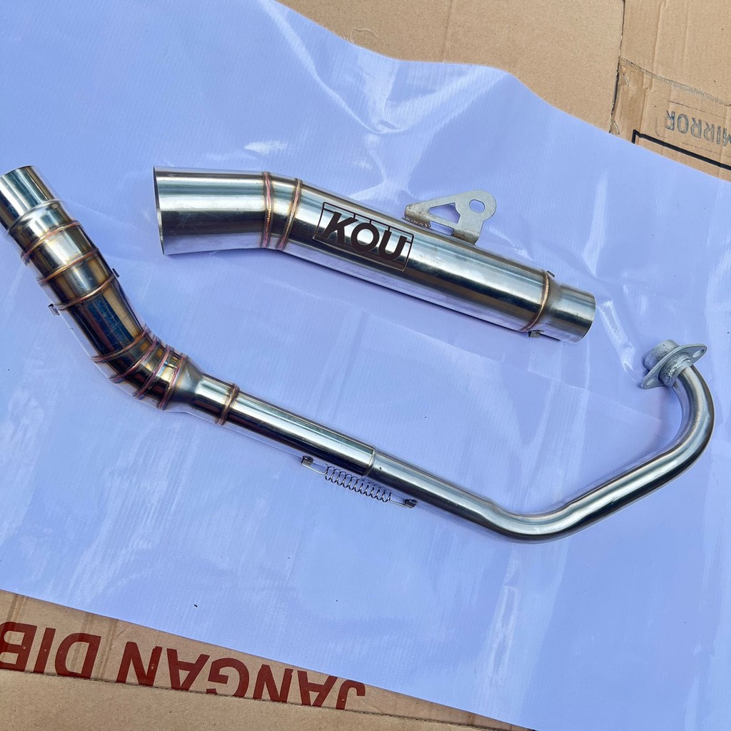 Super open pipe Kou Canister 51mm Raider 150 Carb Tmx 155 Rusi tc 150 ...