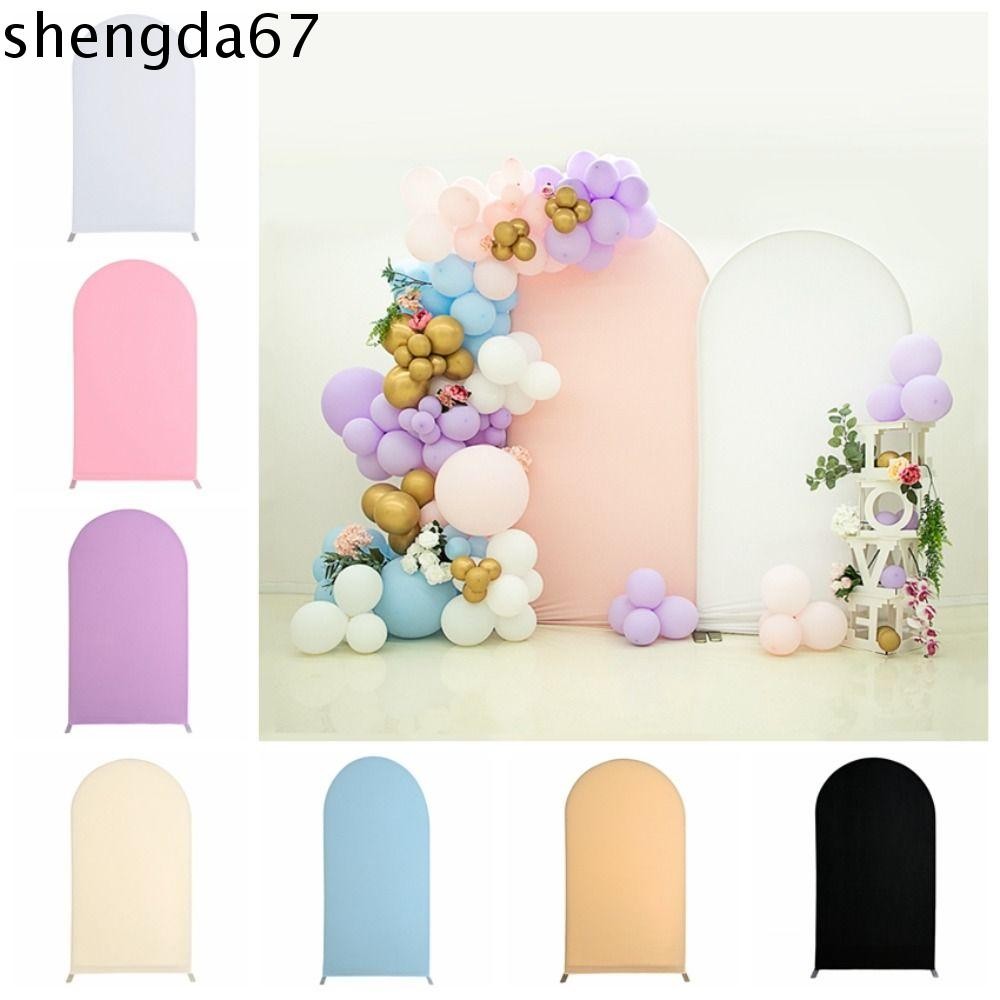 SHENGDA Double Sided Arch Backdrop Cover, Elastic Arch Arch Backdrop ...
