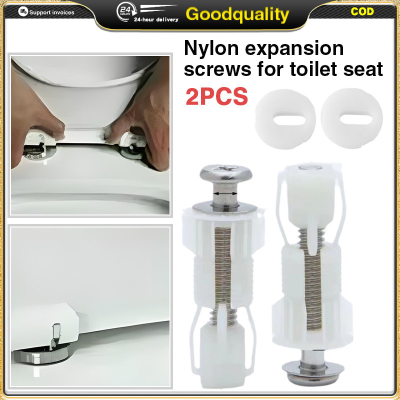 Toilet Lid Screws Stainless Steel Top Fixing Hinges Screws, for Toilet ...