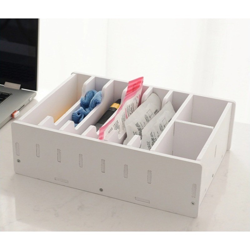 8 Grid Desktop Cash Drawer Cashier Money Separator Organizer Storage ...