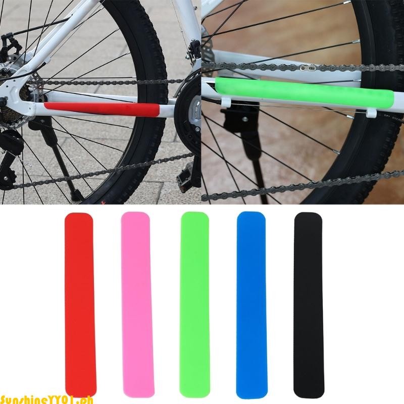 SUN Mountain Bike Down Tube Frame Protector Sticker Bike Chainstay Protector Silicone Road Frame ...