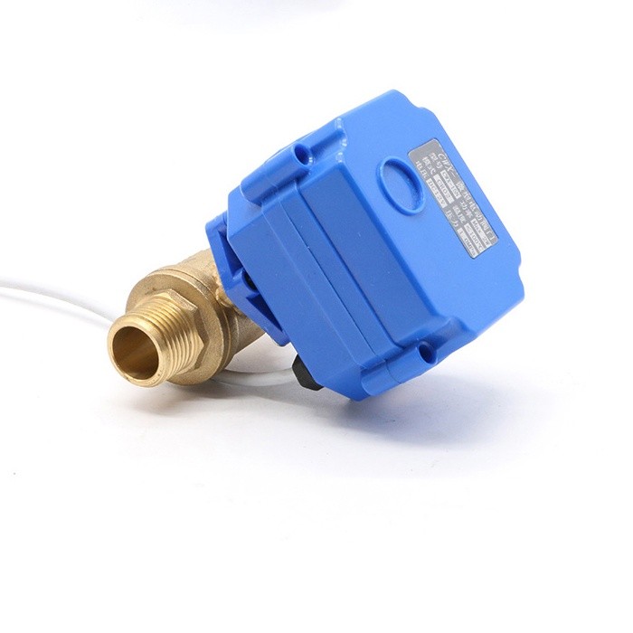 NEW CWX-15N DN15 G1/2 MxF brass MINI Electric motorized ball valve for ...