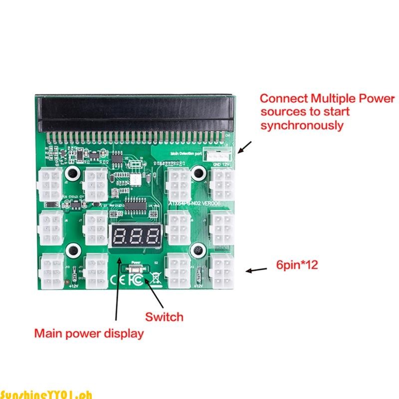 SUN Server Power Supply Module Adapter for PSU GPU Breakout Board ...