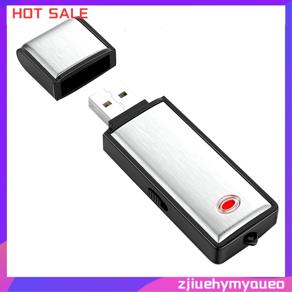 16GB Mini Voice Recorder, Noise Reduction USB Digital Audio Recorder ...