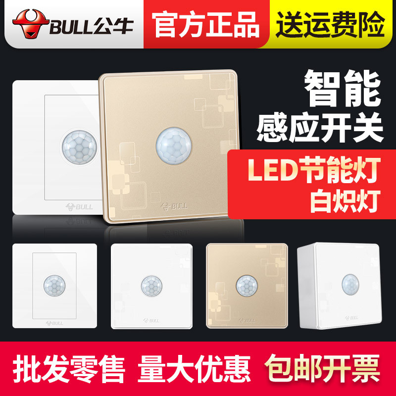 Bull Human Body Induction Switch220V Household Corridor Infrared Light ...