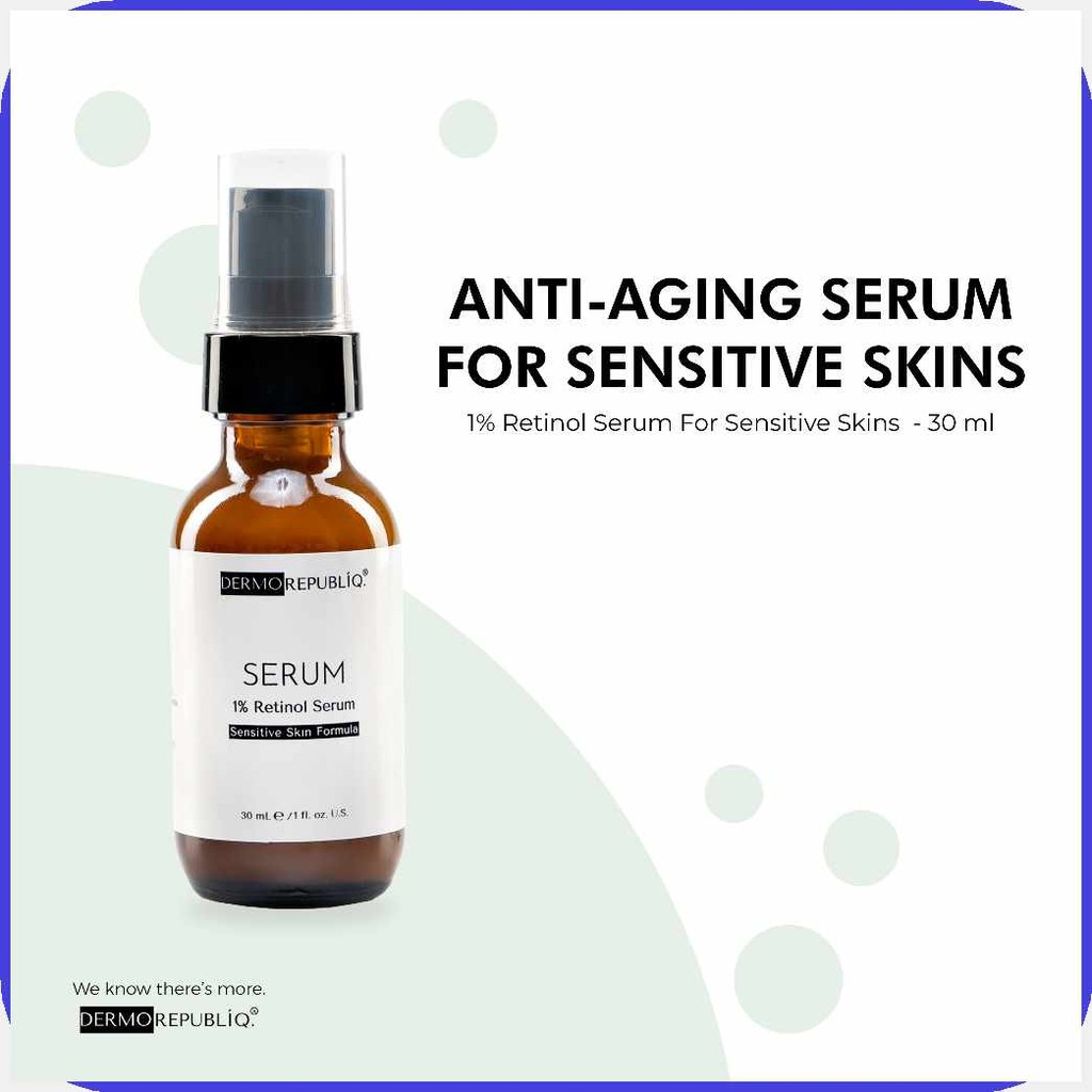 Dermorepubliq*w>1%[Q,Retinol,T[For,W[Sensitive,n[Skins,B[Serum,U[-,fz[30 mL | Shopee Philippines