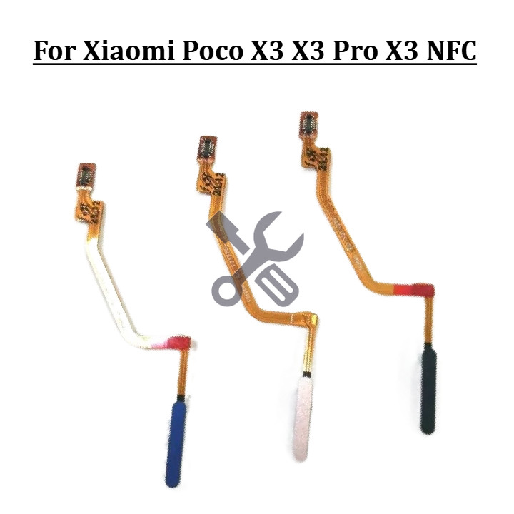 For Xiaomi Poco X3 NFC X3 Pro Home Button Fingerprint Menu Back Key ...