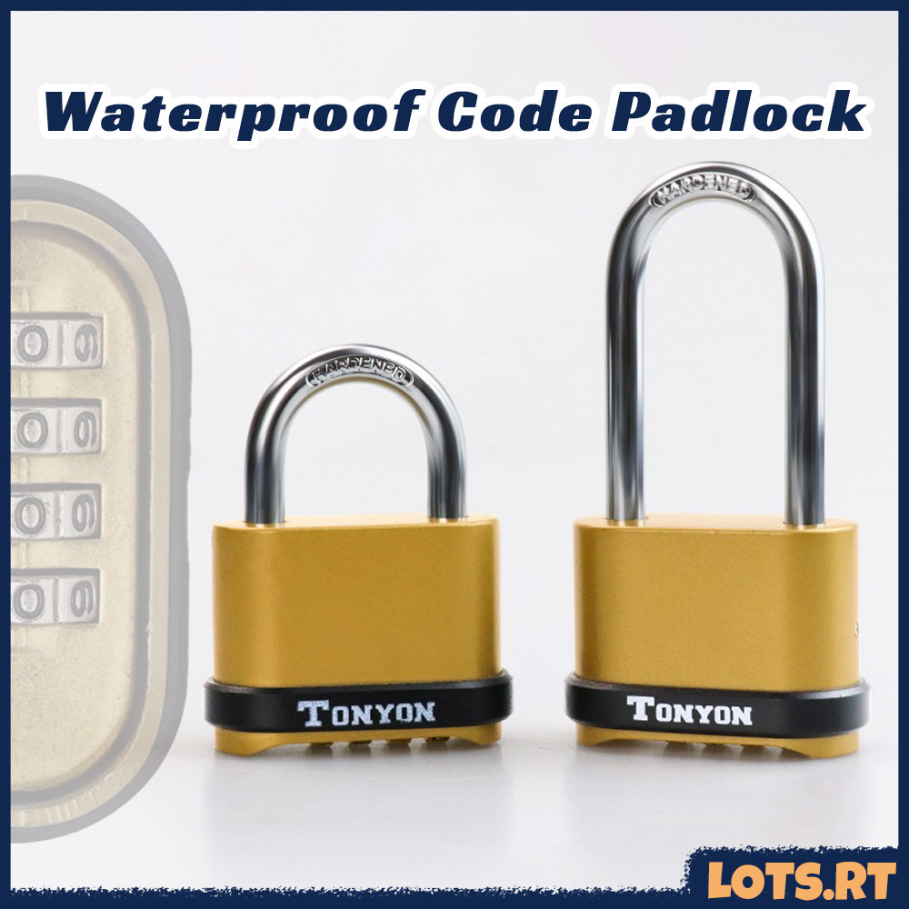 Outdoor Heavy Duty Code Lock 4-Digit Password Lock for Door Waterproof ...