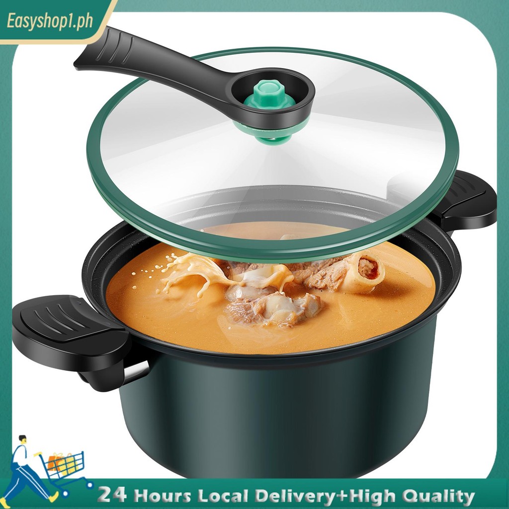 Micro Pressure Pot 3.5L Compact Kitchen Micro Pressure Stock Pot Non ...