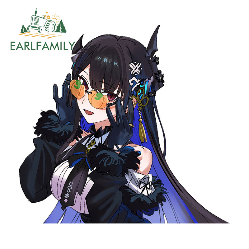 EARLFAMILY 13cm x 12.2cm Hololive Nerissa Half Body Car Stickers ...