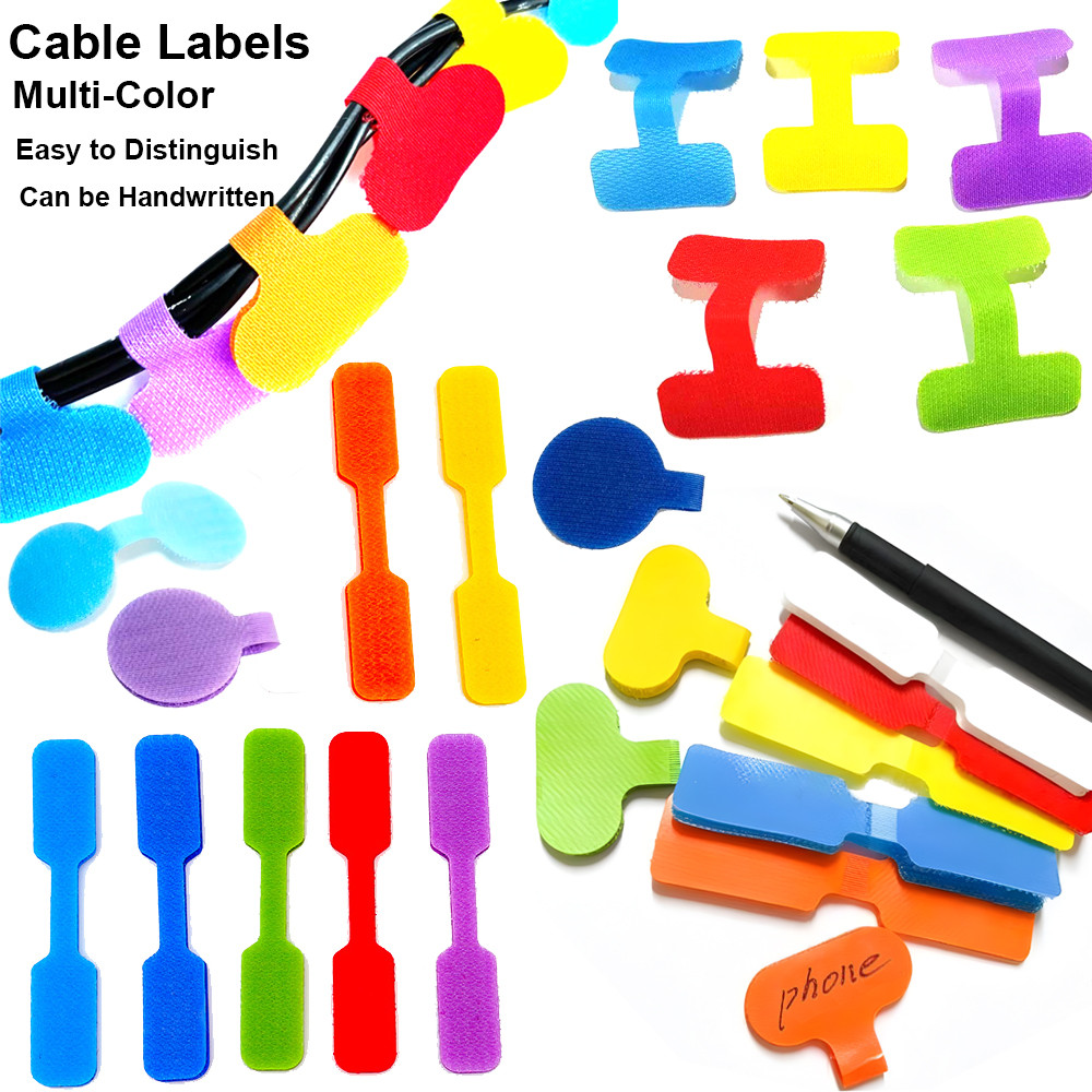 8/16/24pcs Cable Labels, Medium, Multicolor Writing Wire Labels, Wire ...