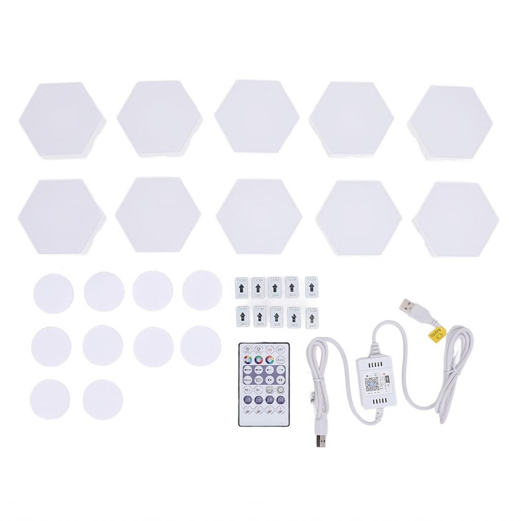 Hex Light Panels WiFi Panel 16 Million Colors for Gaming | Shopee ...