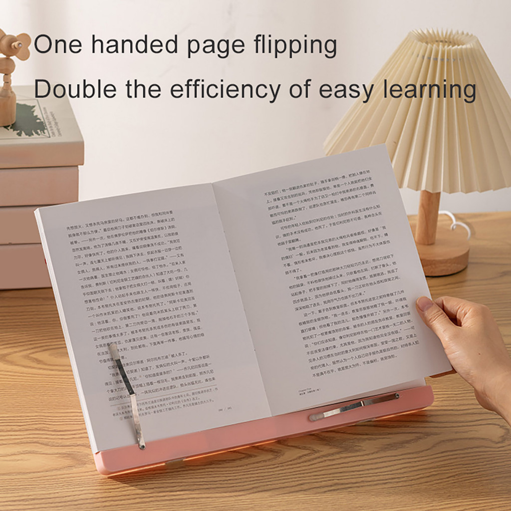redbuild| Foldable Book Holder for Library Ergonomic Book Stand ...