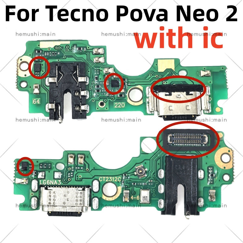 USB Charging charger port board For Tecno Pova Neo 2 neo2 LG6N ...