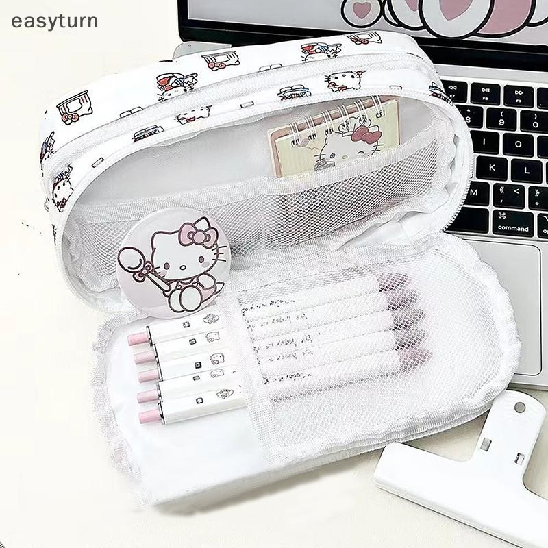 easyturn 1Pcs Cute Hello Kitty Pencil Box Large Capacity ...