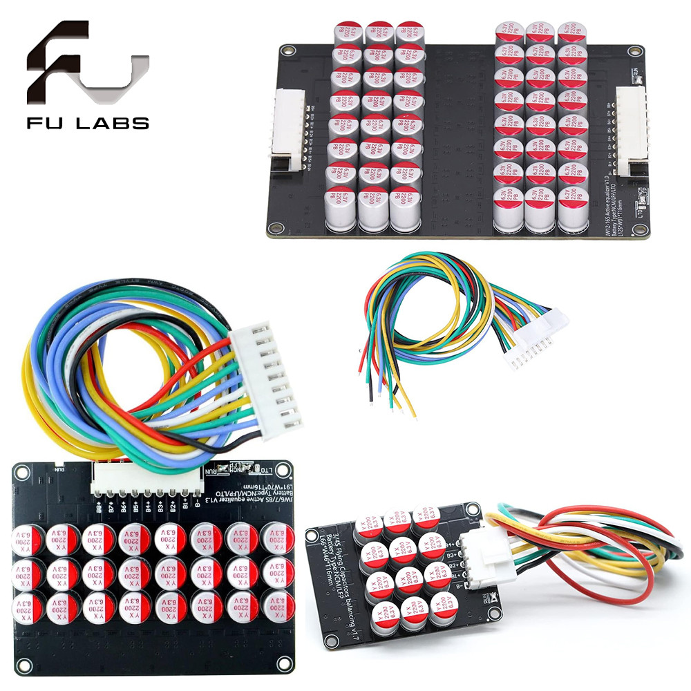 Active Balancer 12V 24V 48V 5A 3S 4S 8S 12S 13S 14S 16S Lifepo4 Lithium ion battery 32650 32700 ...