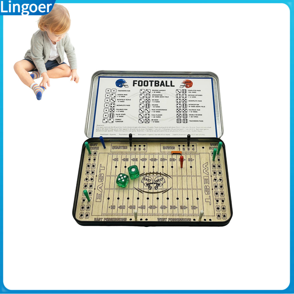 Lingoer| Flick Soccer Board Game Travel Board Game Wooden Board Game ...