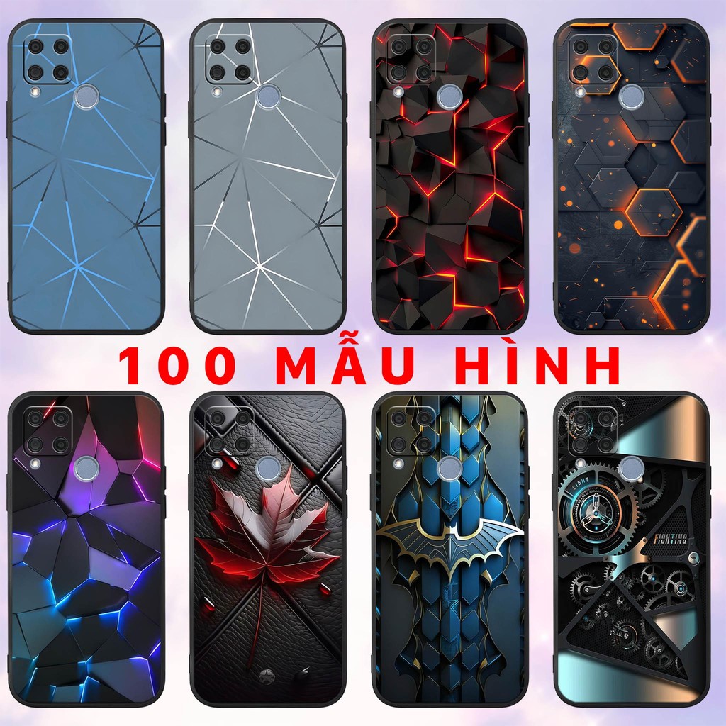 Case for realme c15 - c25s - printed with tpu line pattern, shockproof ...