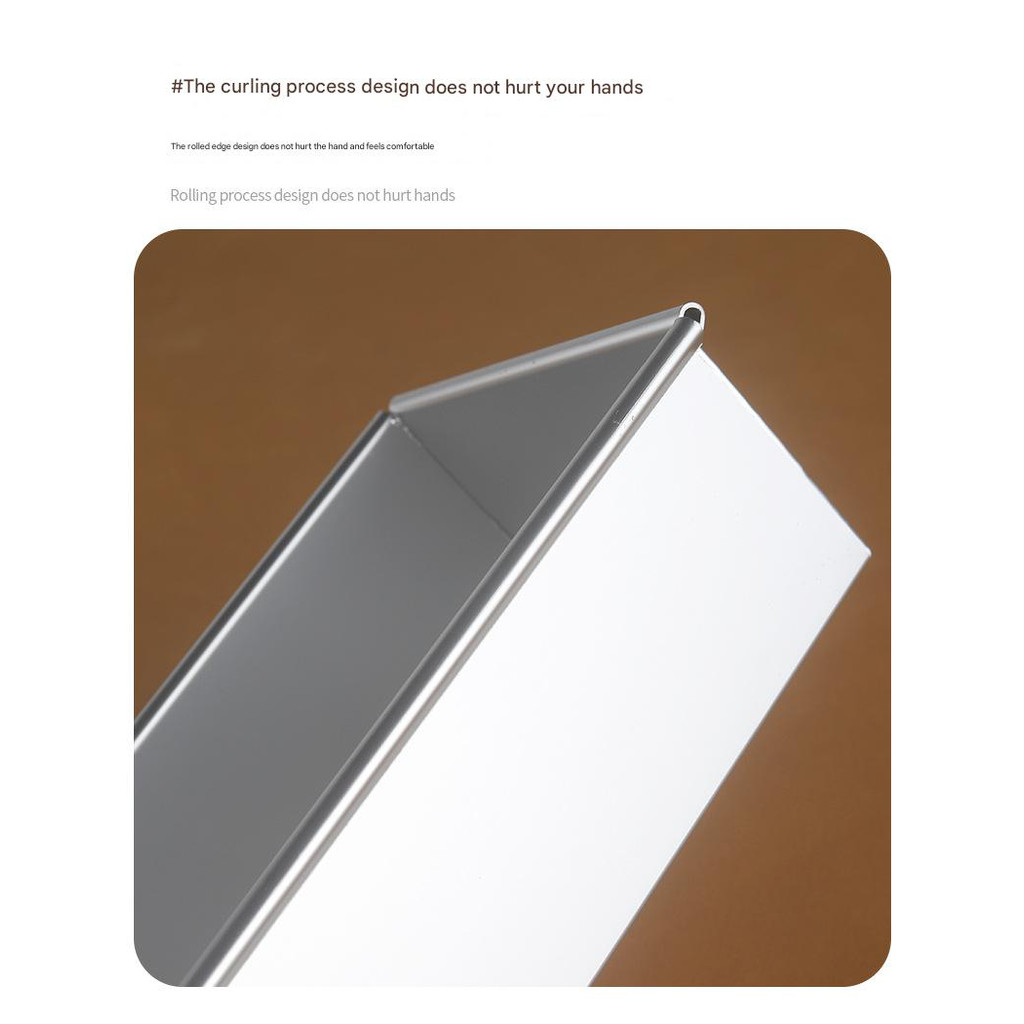 40CM Thickened Stainless Steel Rectangular Tiramisu Cake Mold Side ...