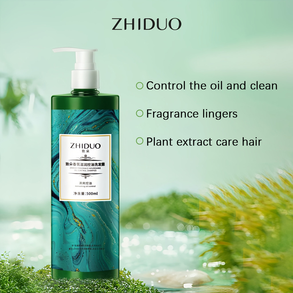 ZHIDUO Shampoo Anti Dandruff Smooth & Oil Control 500ml | Shopee ...