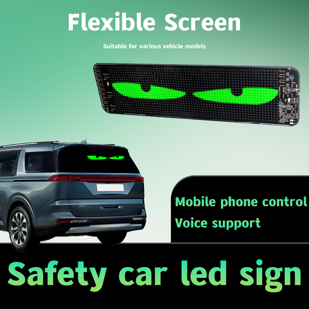 LED Matrix Pixel Panel Night Light DIY Programmable LED Demon Eyes ...