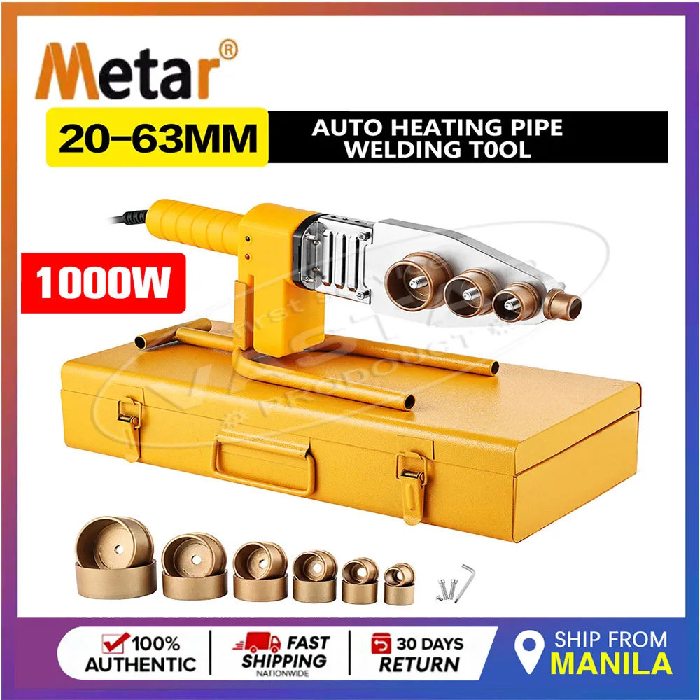 Metar 1000W Big-Tree PPR FUSION MACHINE 20MM-63MM Plastic Pipes Welding ...