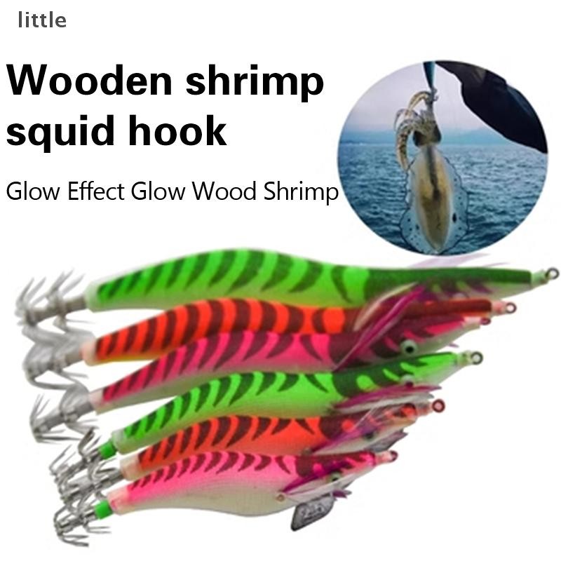 phlittle Squid Hook Shrimp Squid Hook, Squid Shrimp Luminous Shrimp ...